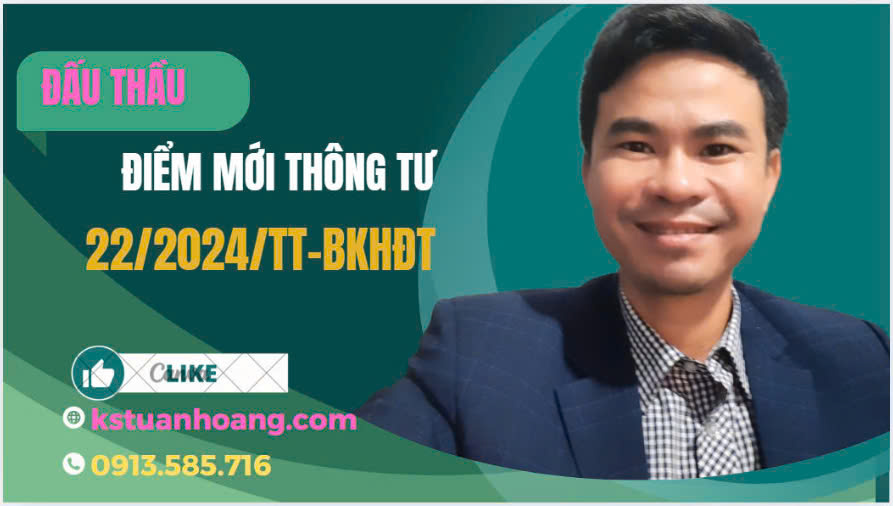 Điểm Mới Thông Tư 22/2024/TT-BKHĐT thay thế TT06, HD cung cấp đăng tải ...